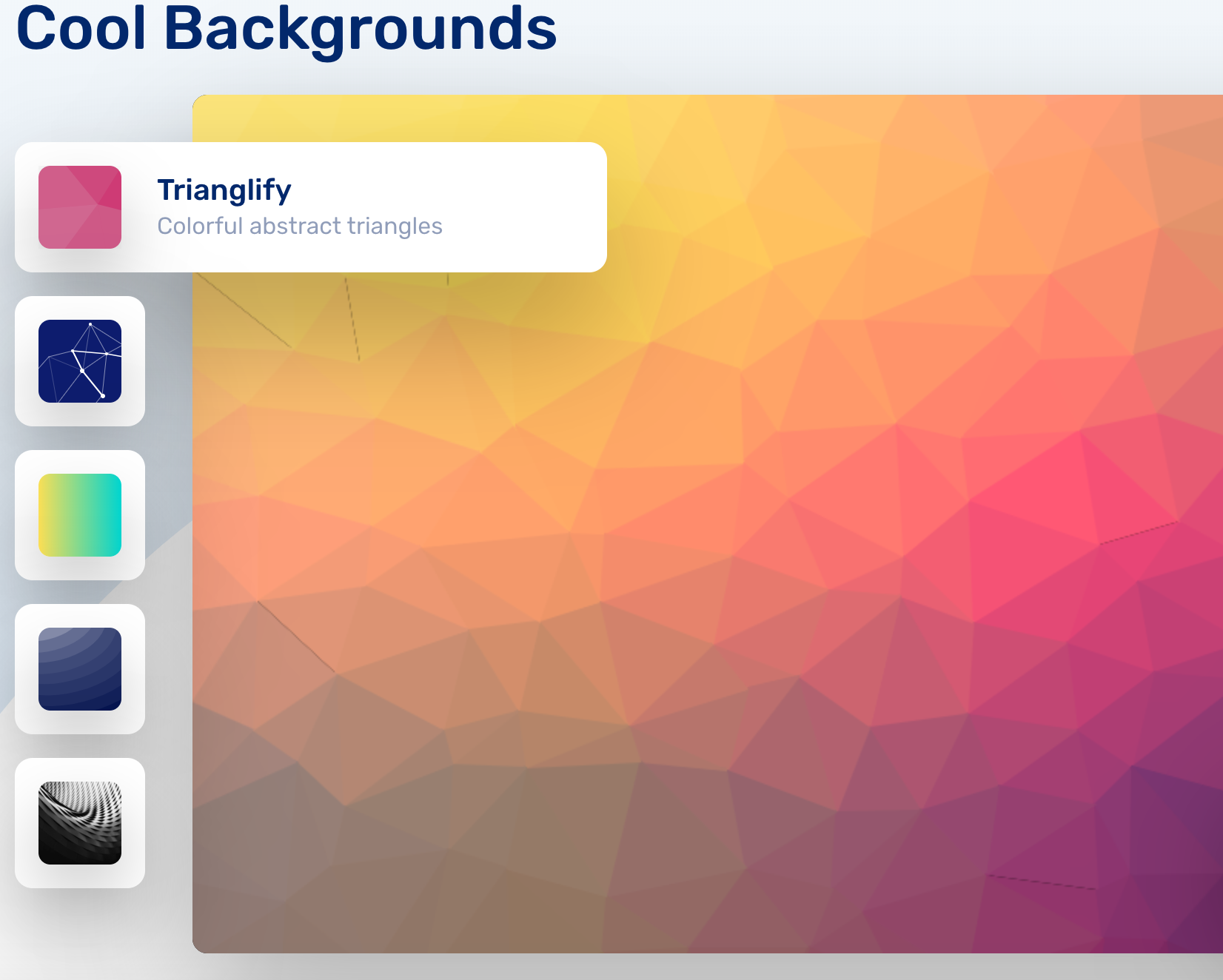 背景素材を生成！Cool Backgrounds | beeyanblog